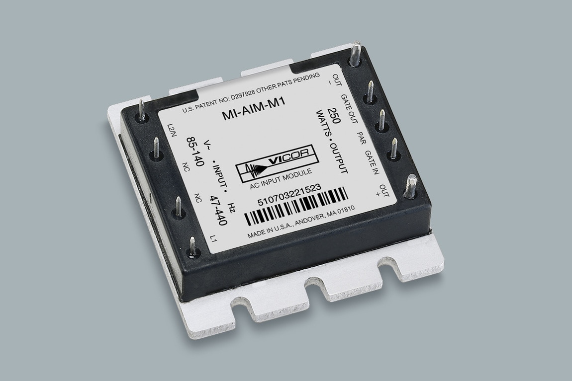 Mil Cots MI-AIM AC Input Module | Built to Military Standards | Vicor