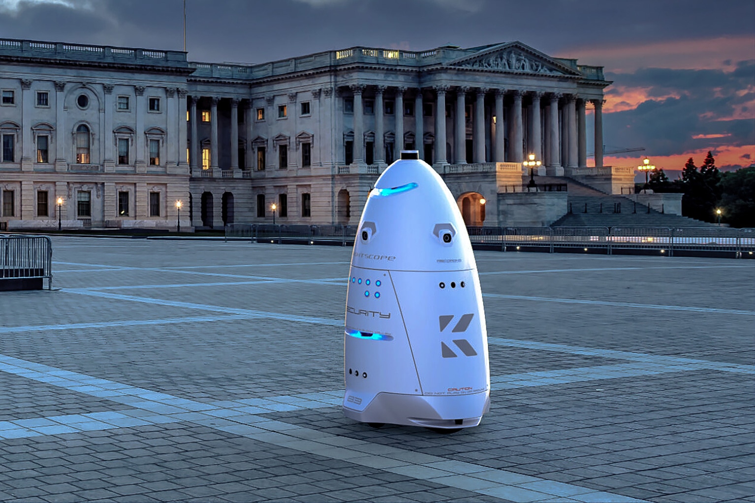 Autonomous security robots | Vicor