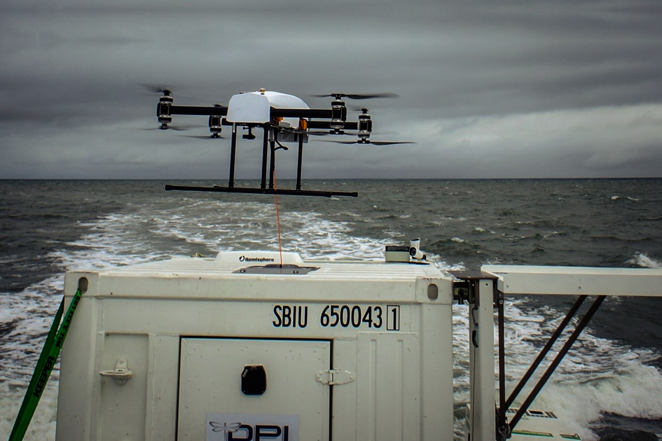 Dragonfly UAVs Extend Ship to Line-of-Site Radio | Vicor Power Solutions